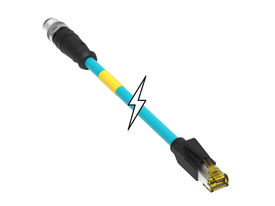1203410580 - E26E06020M200HMicro-Change (M12) to Standard RJ-45 CAT6A ...